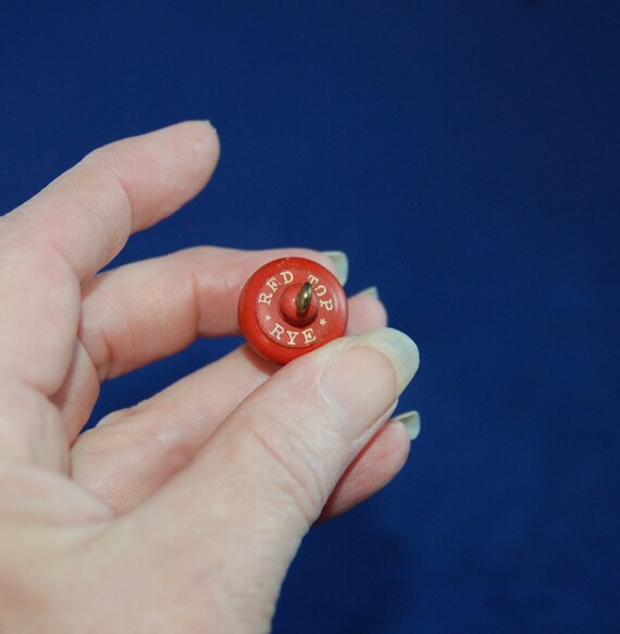 Vintage / Antique red Top Rye Whiskey Advertising - Etsy