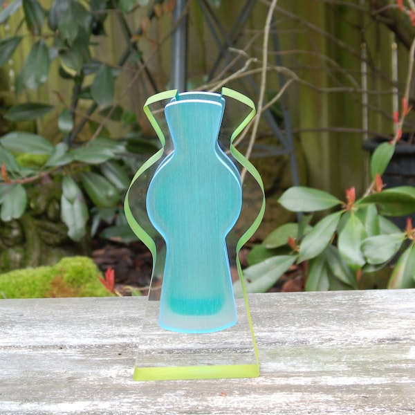 Tall Clear Acrylic Vase - Etsy