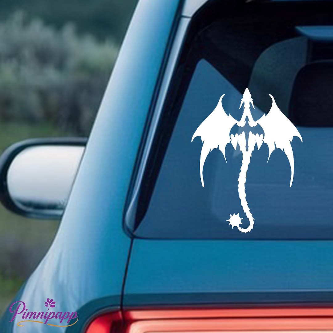 Fourth Wing Dragon Rider Decal,onyx Storm Dragon Symbol Sticker,bookish ...