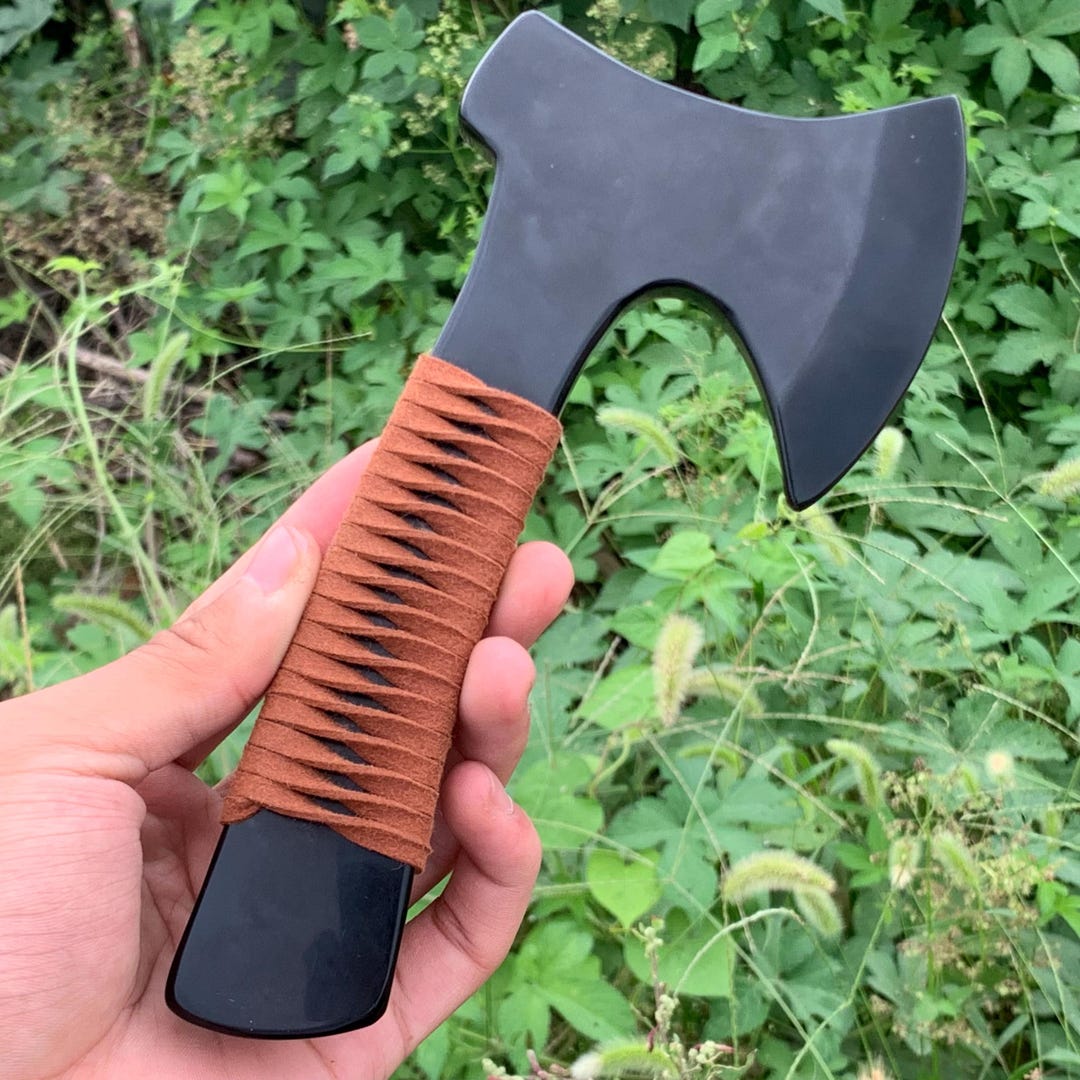 7.8"+ Natural Obsidian Quartz Axe Skull,crystal,quartz,axe,crystal Axe ...