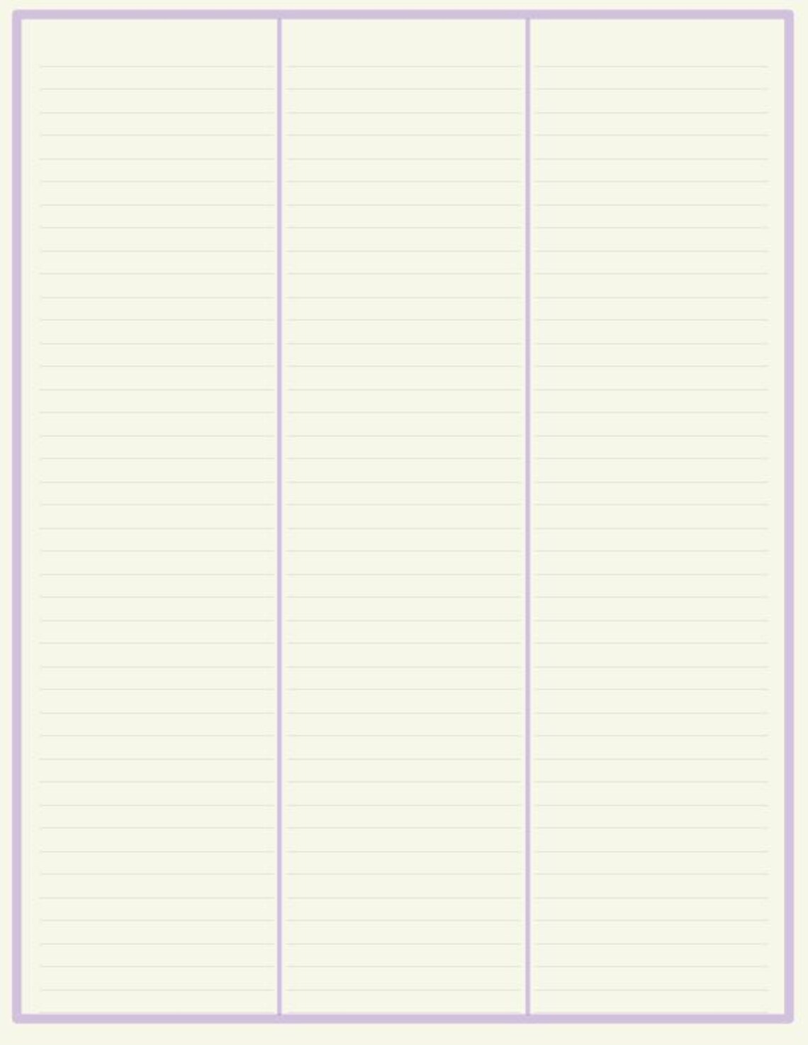 Goodnotes Digital Notebook Templates, Ruled and Columned PDF for Study ...