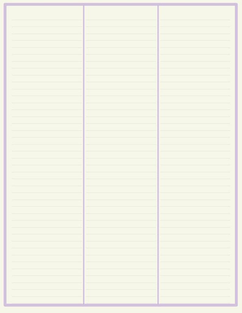 Goodnotes Digital Notebook Templates, Ruled and Columned PDF for Study ...