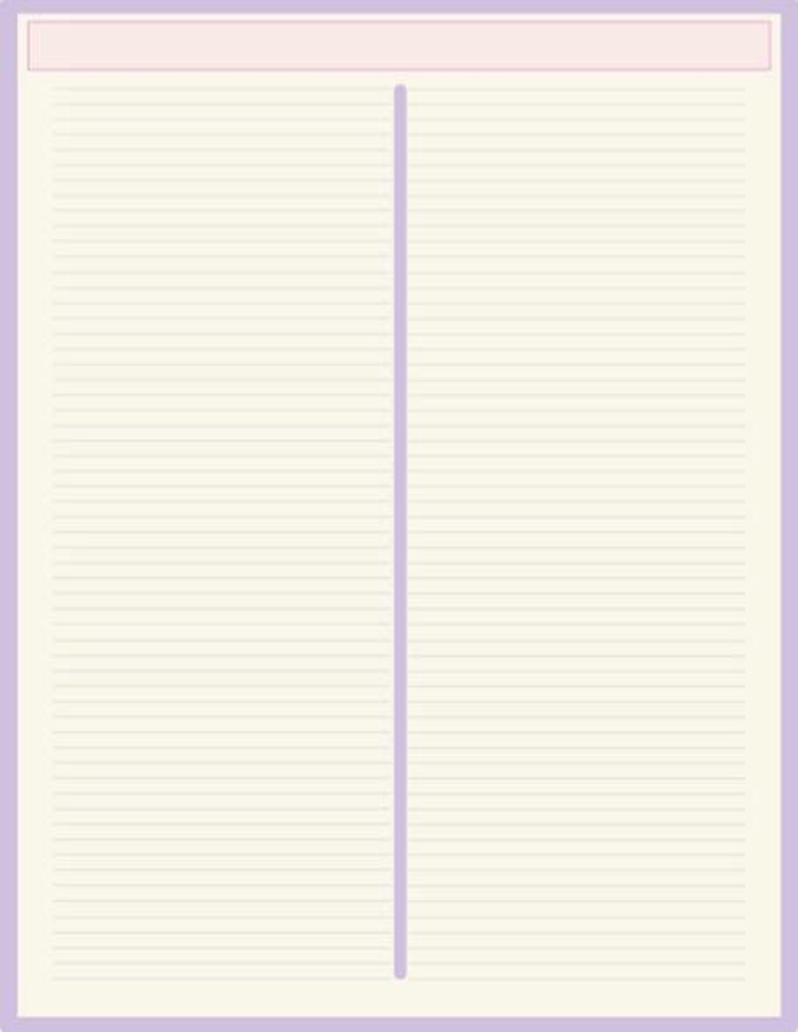 Goodnotes Digital Notebook Templates, Ruled and Columned PDF for Study ...