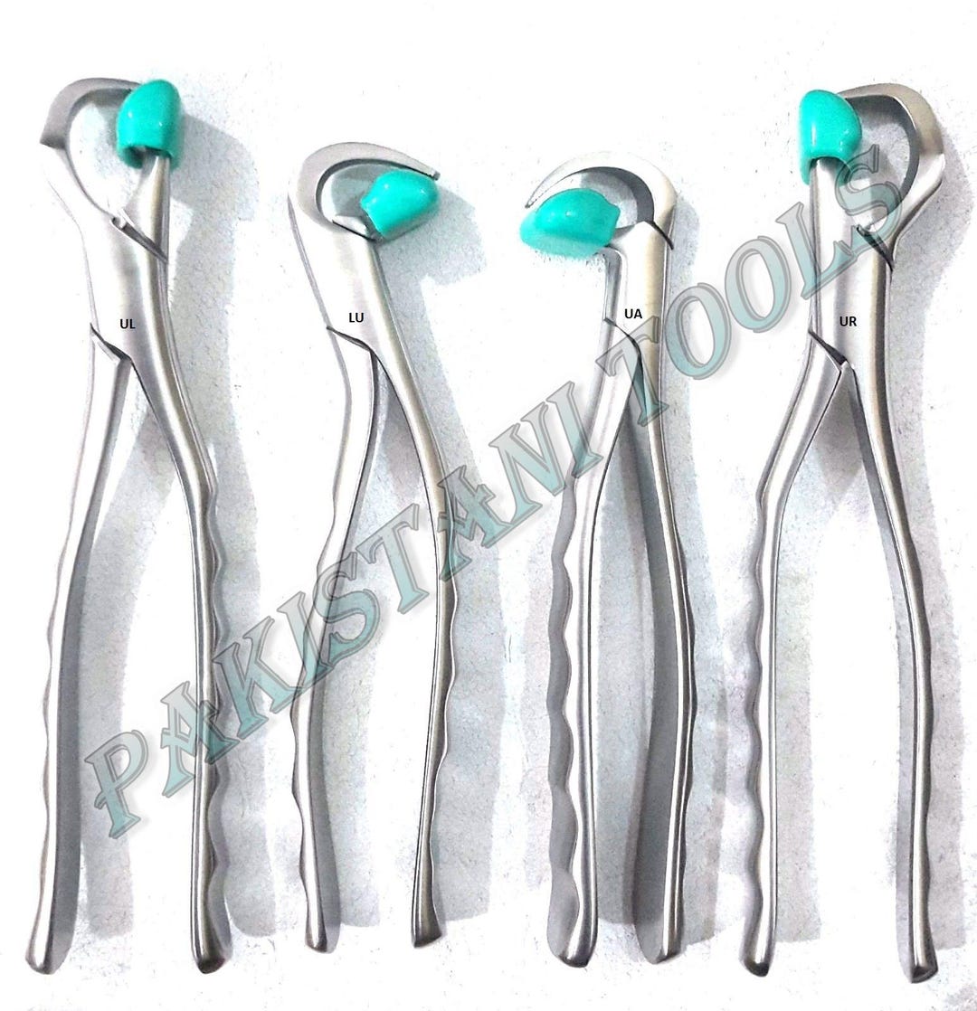 4x Dental Extraction Forceps Standard Series With 20 Free Bumpers - Etsy
