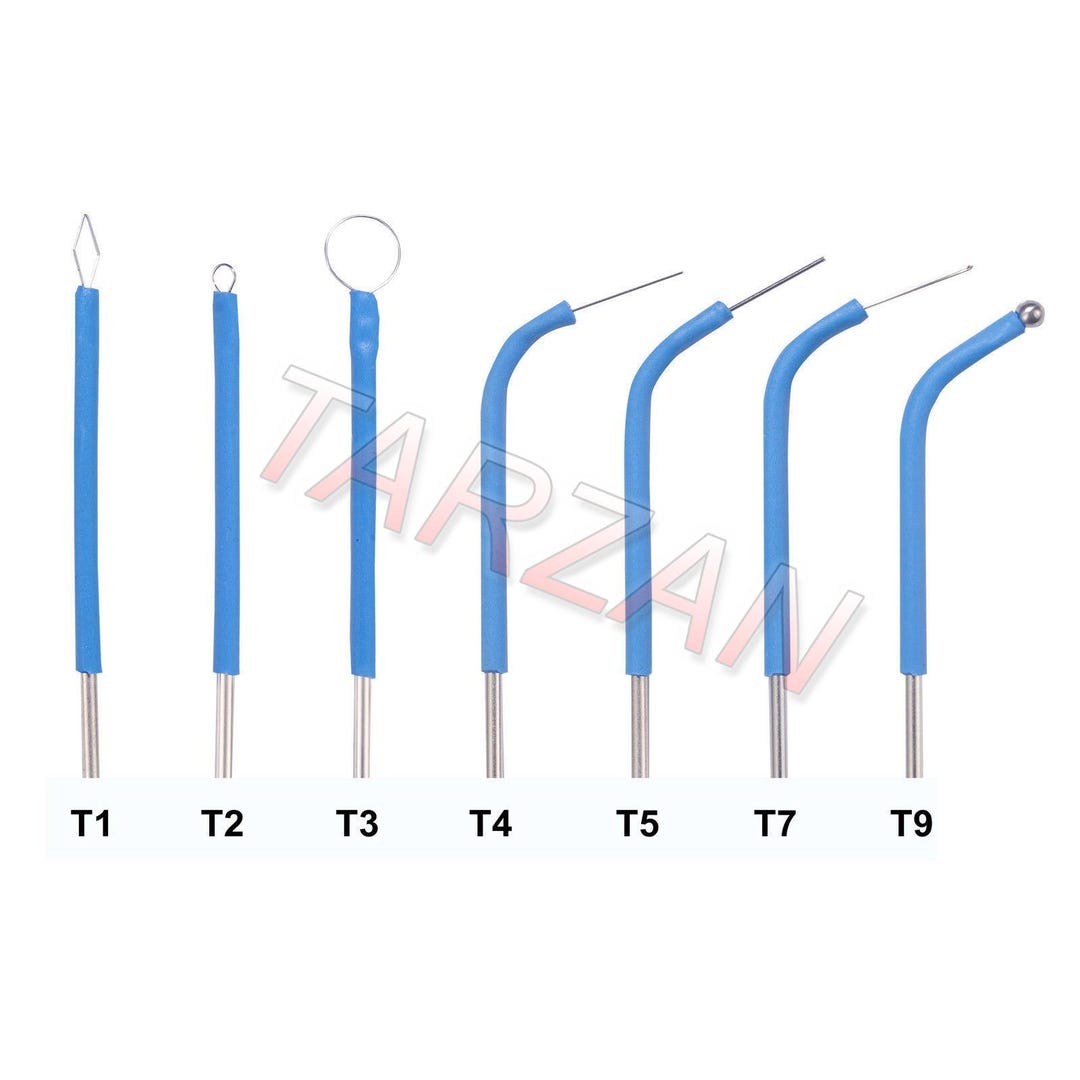 7 Pcs Set Diathermy Pencils Dental Electrodes Electrosurgical - Etsy
