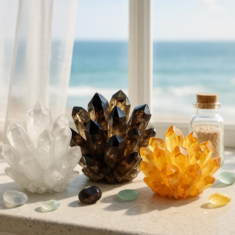 Crystal Chunk Cluster - Etsy UK