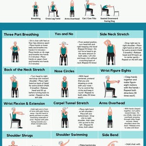 Chair Yoga Challenge 1 Workout Exercise for Senior Wheelchair User Nursing Home Balance ...