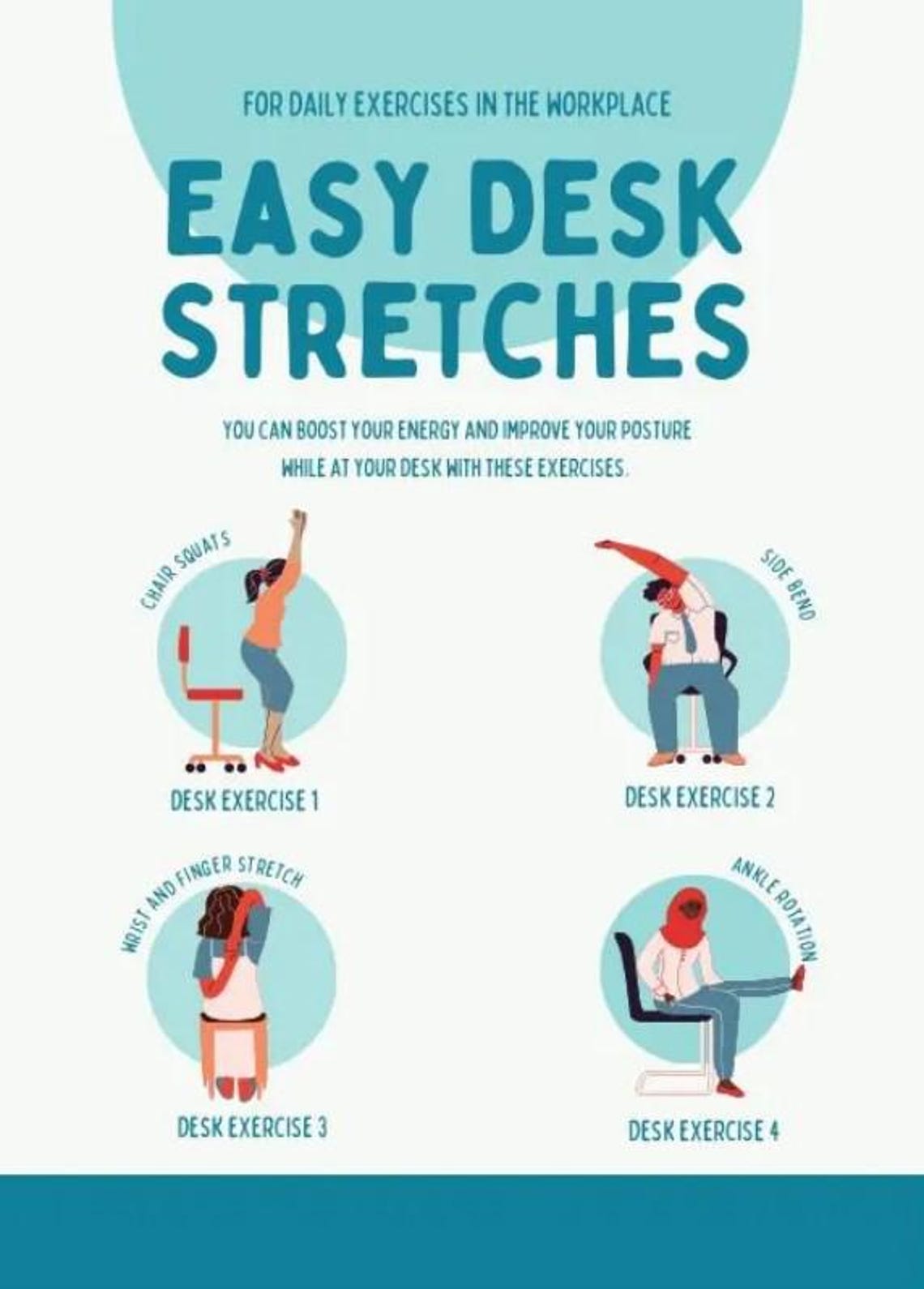 24 Chair Yoga Poses for Beginners All Ages Flashcard Cards Sauna ...