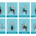 24 Chair Yoga Poses for Beginners All Ages Flashcard Cards Sauna ...