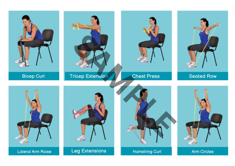 Seated Resistance Band Workout for Strength & Balance – 30-day Home ...