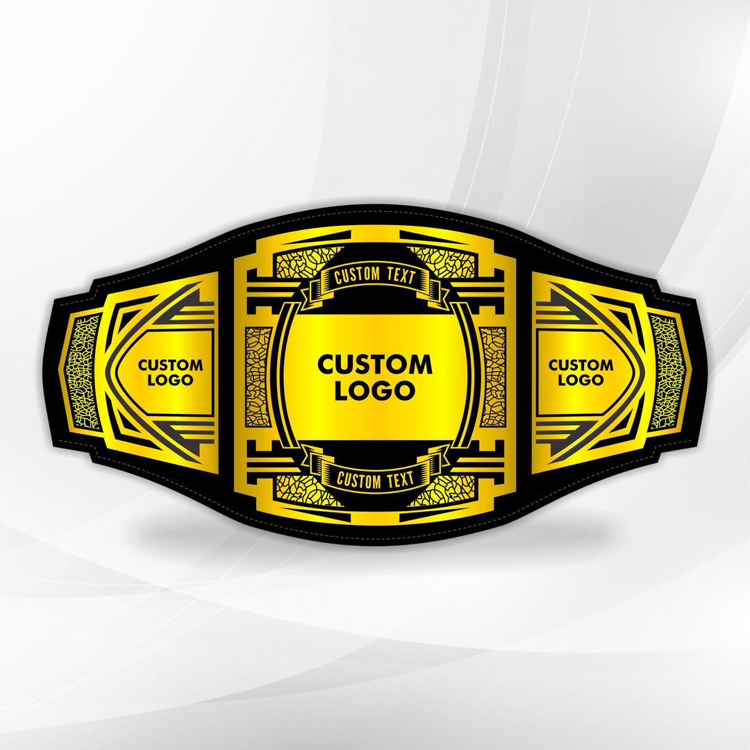 Custom Made Title Belt With FREE T-SHIRT - Etsy