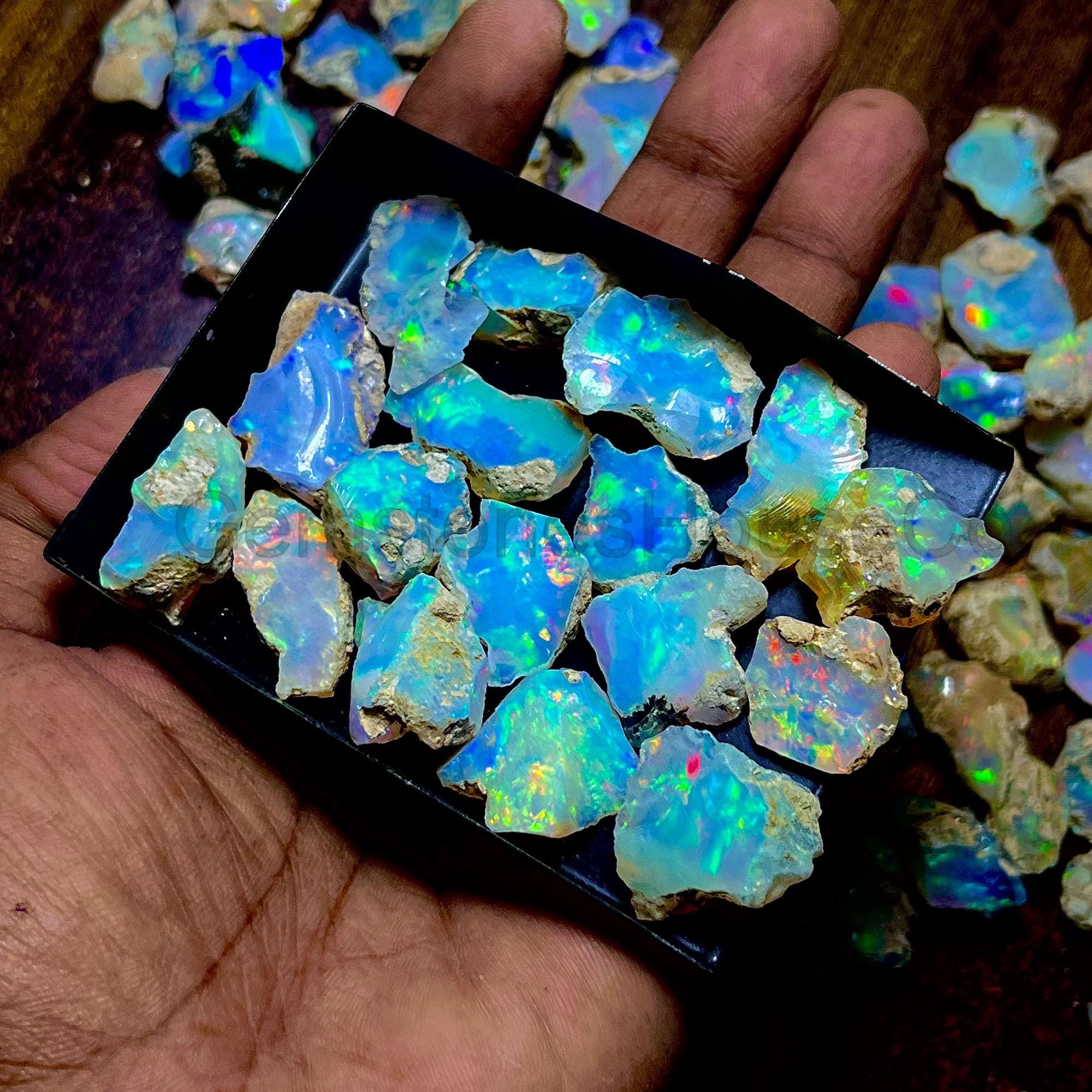 Big Ethiopian Opal Rough, Big Opal Raw, Welo Fire Opal, Opal Rough ...