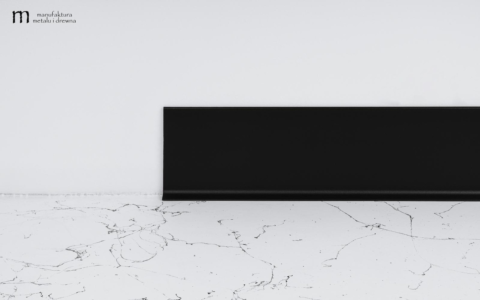 Black Aluminium Skirting Boards 10cm, Skirting Boards Mounted With ...