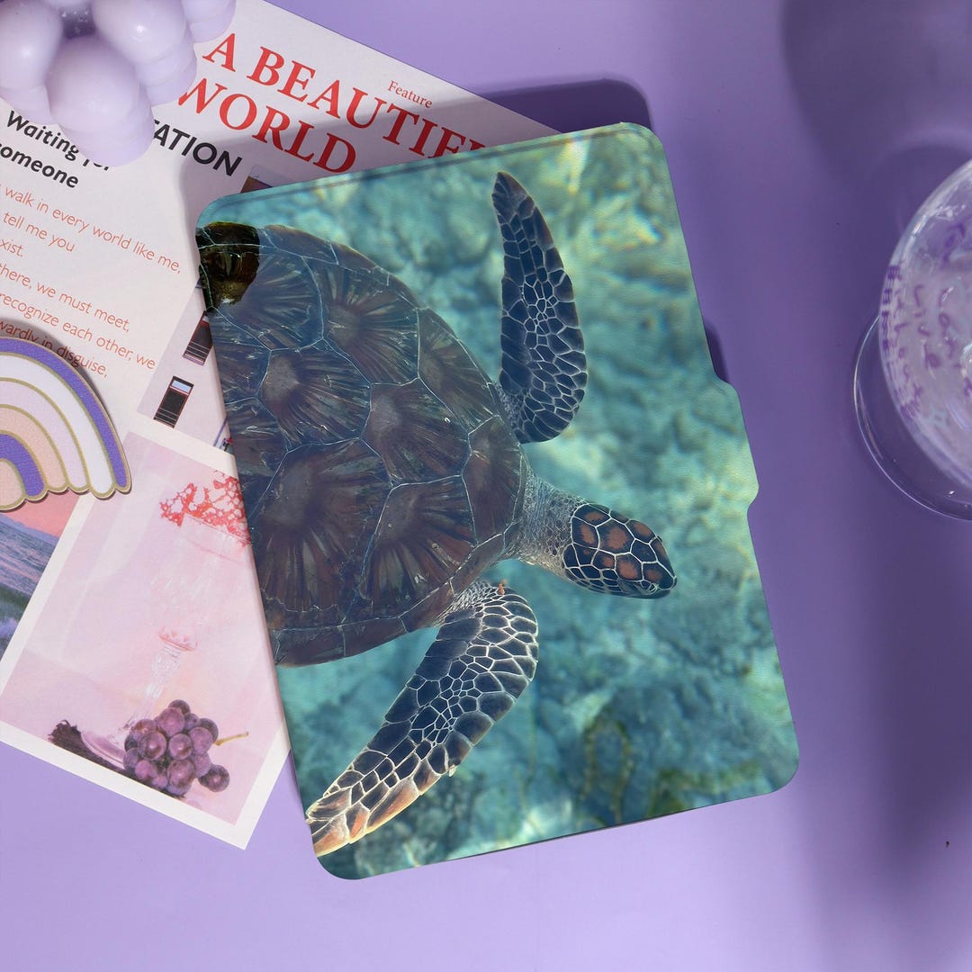 Turtle Marine Animal Theme Kindle Case, All New Kindle Paperwhite 12th ...