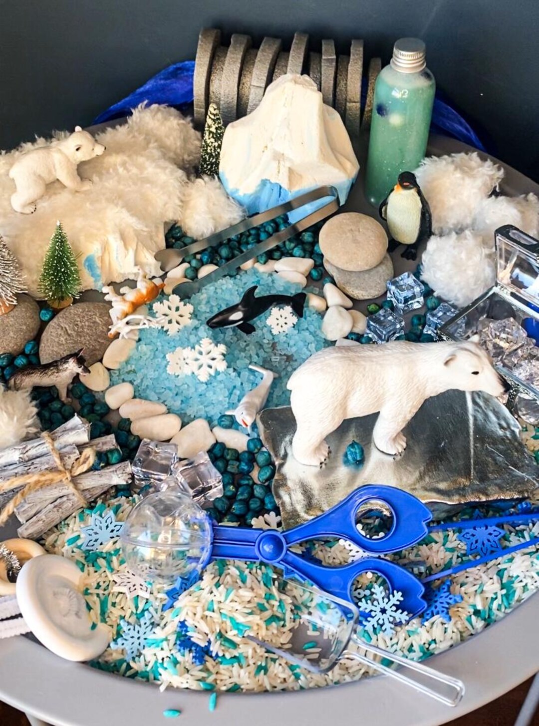 Full Advanced Winter Sensory Box,20 Different Types of Materials,arctic ...