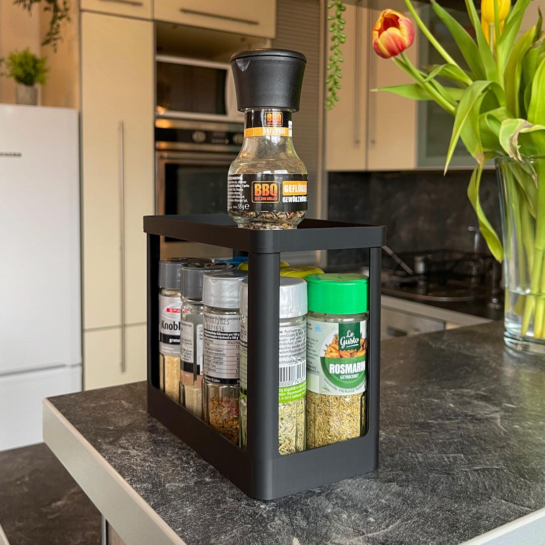 Stackable Spice Rack - Spice Jars / Spice Drawer Organizer - Etsy