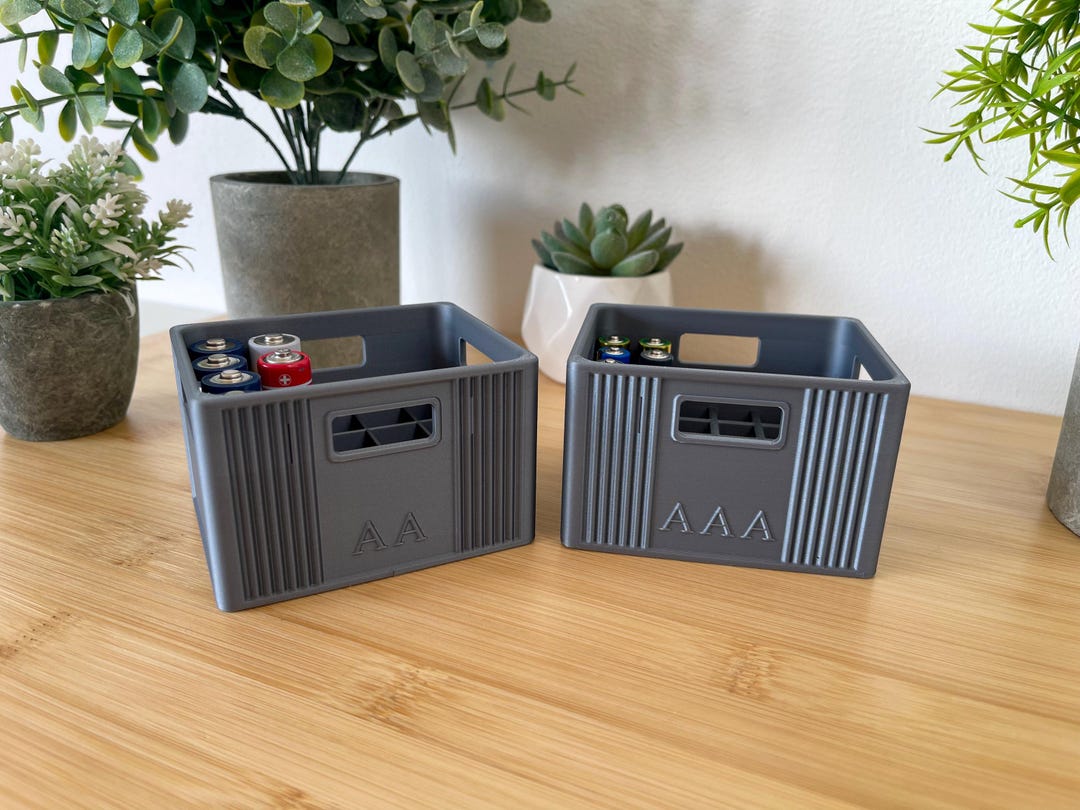 The Power Pub Beer Crate Batteries Organizer Box - Etsy