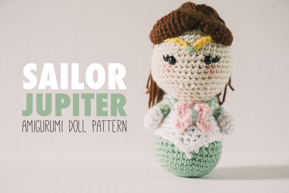 Sailor Jupiter Amigurumi Doll // Manga Crochet Pattern // Instant ...