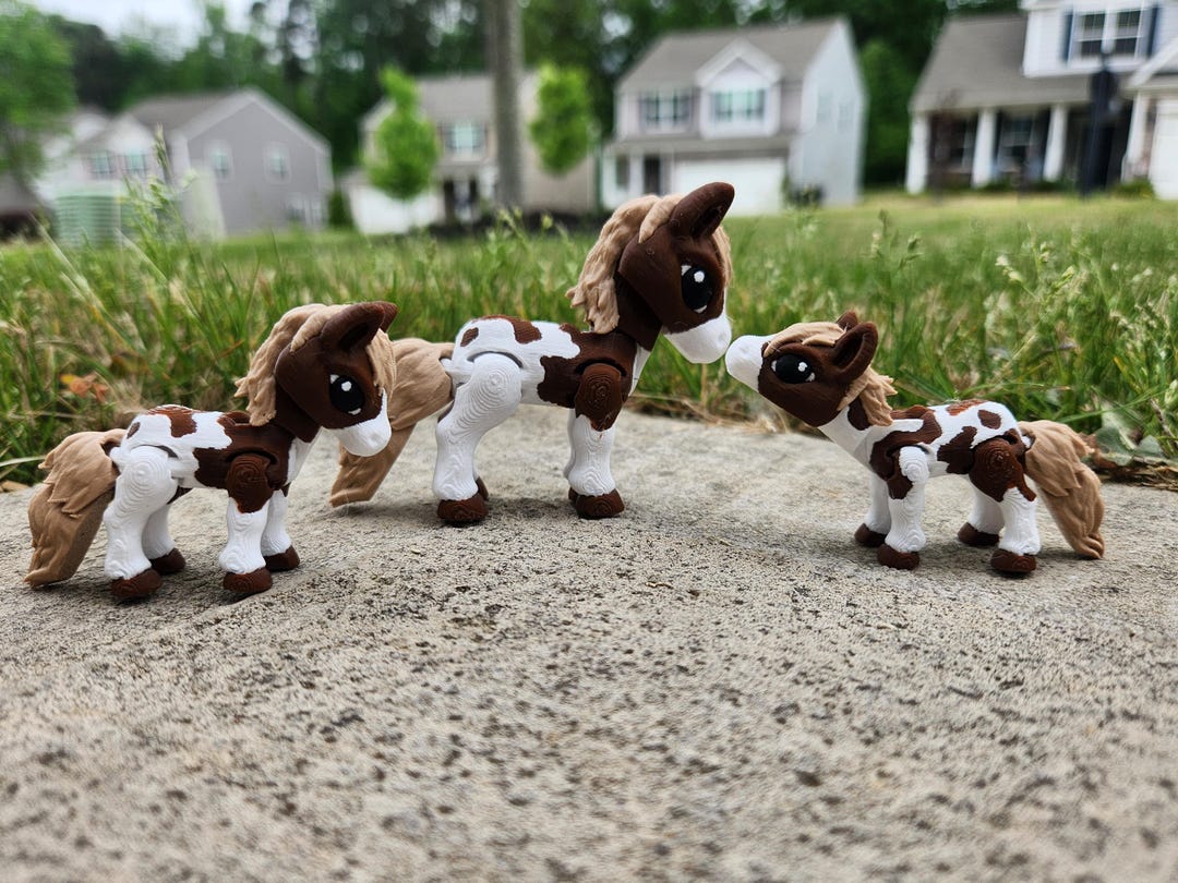 Articulated Pony Toy: 3D Printed Poseable Horse Figurine - Etsy