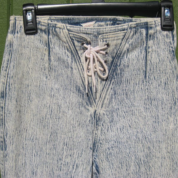 Lace up Jeans - Etsy