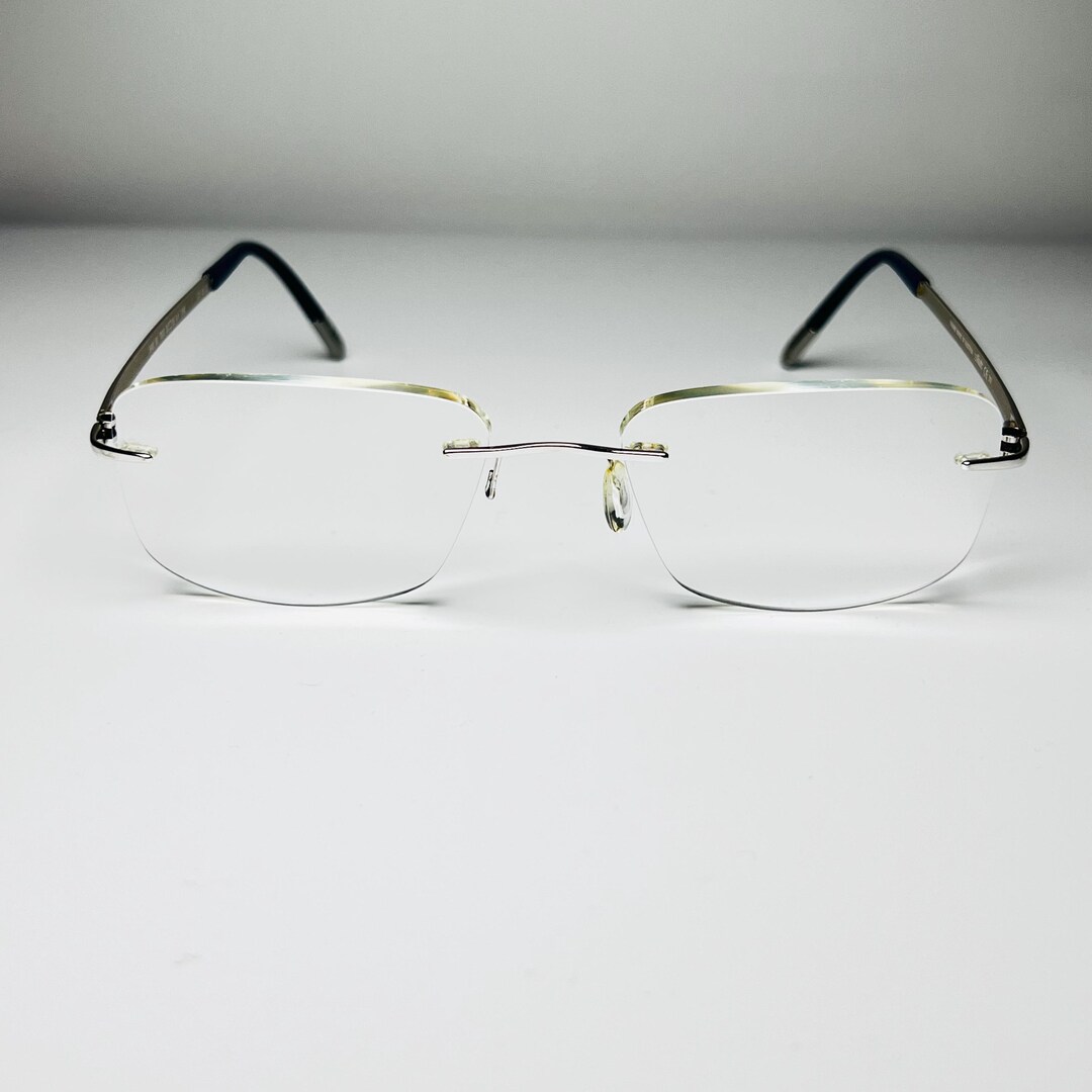 Silhouette 5480 BK 7000 Prestige Glasses Frames 23 Kt GP Gold Plate ...