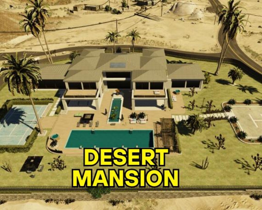 Desert Mansion Fivem MLO - Custom Luxury Estate for Roleplay Servers - Etsy