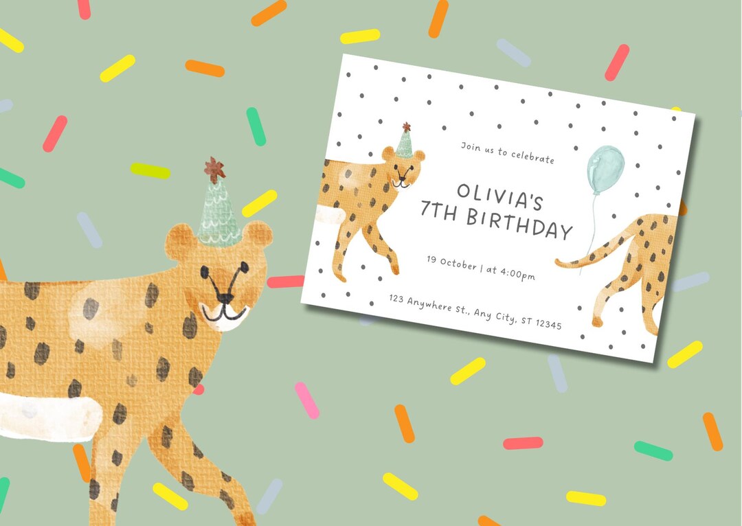 Gender Neutral Birthday Invitation - Etsy