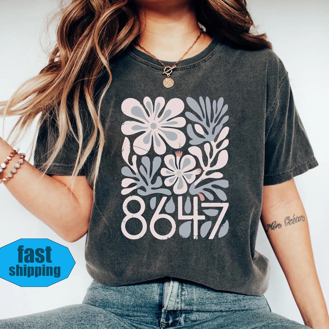 Retro 8647 Political Statement Shirt - Progressive Vintage Tee, Pro ...