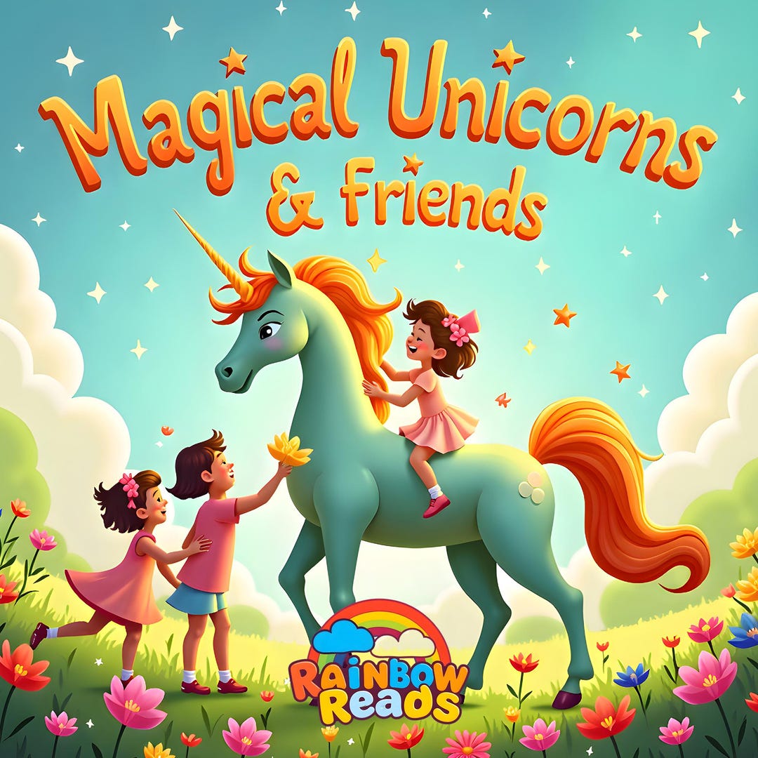 Magical Unicorns & Friends Coloring Book—printable Fun for Kids - Etsy