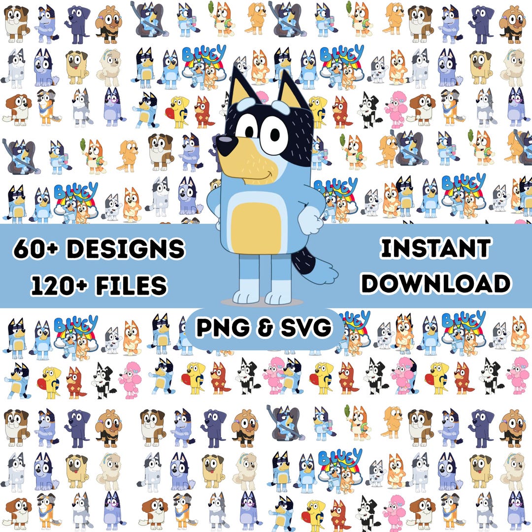 Paquete de perros azules (Png), Familia de perros azules (Png ...