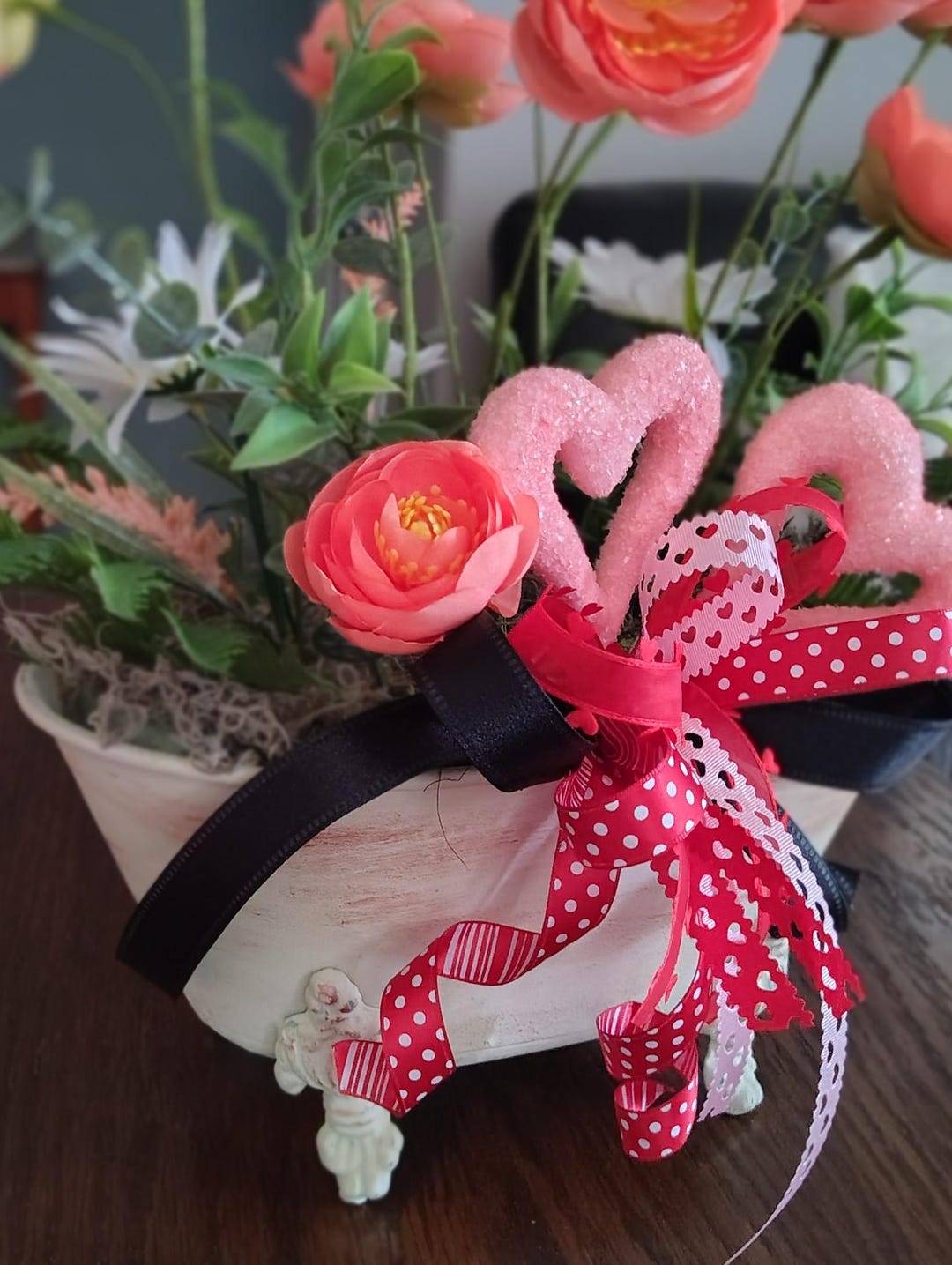 Roses in a Tub - Etsy