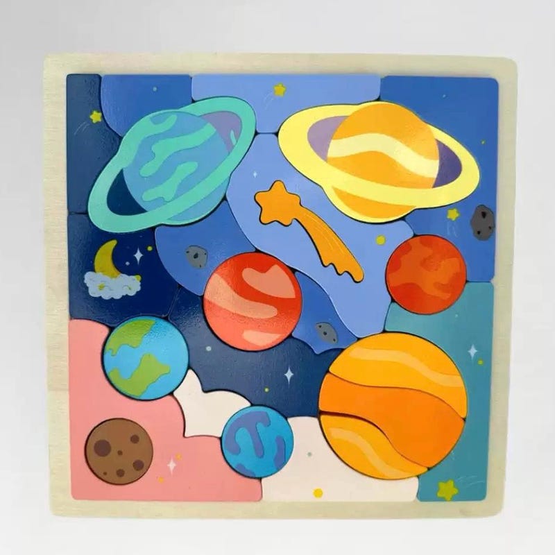 Wooden Planet Jigsaws - Etsy UK