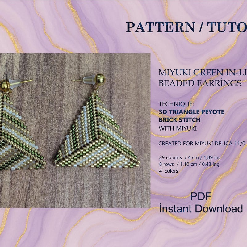 Peyote Triangle - Etsy