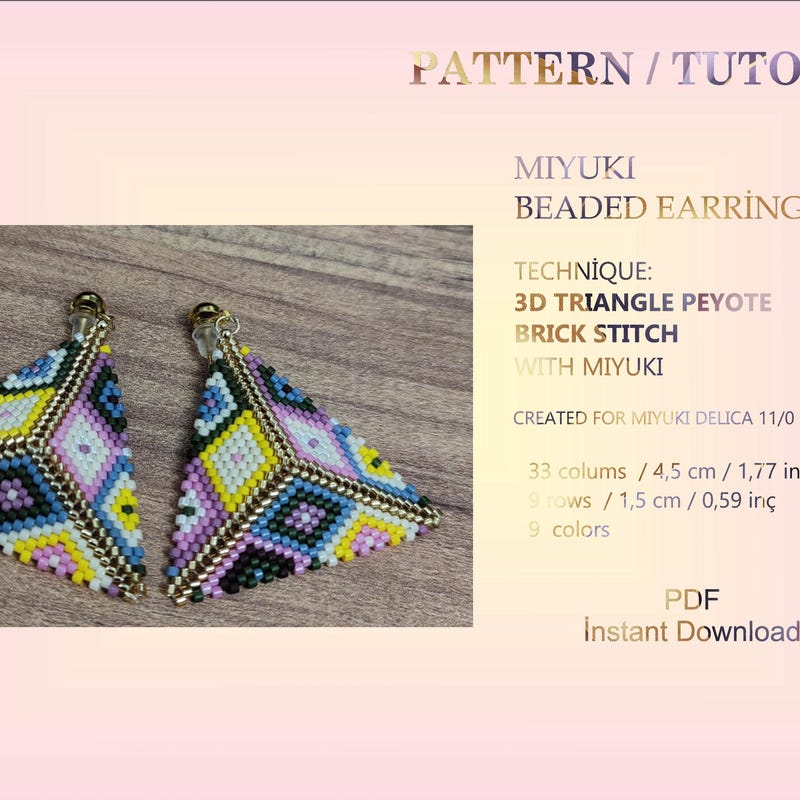 Peyote Triangle - Etsy