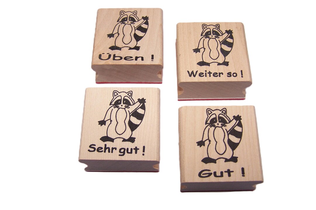 STAMP With Raccoons as a PRAISE STAMP for Teachers, Also for Raccoon ...