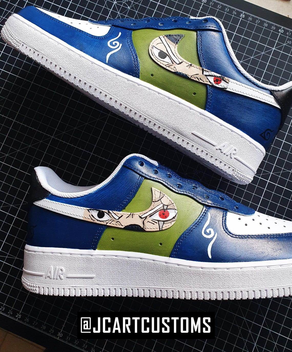 Kakashi Hatake Cool Anime Custom Painted Handmade Shoes! Naruto ...