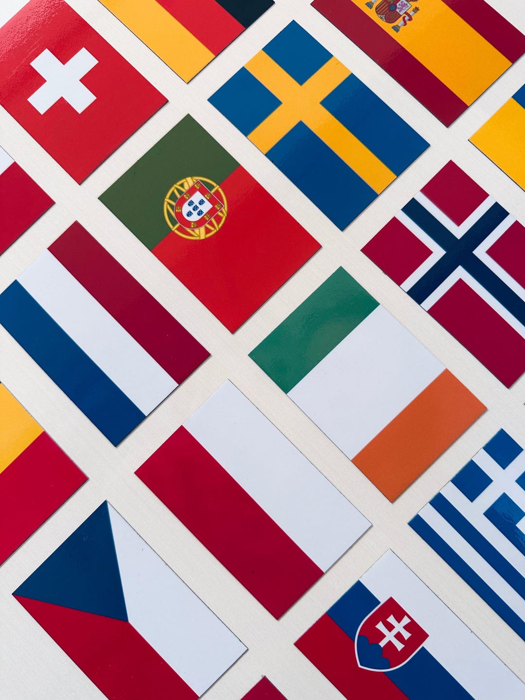 12 Fridge Magnets With Country Flags, Flags of the World, Travel ...