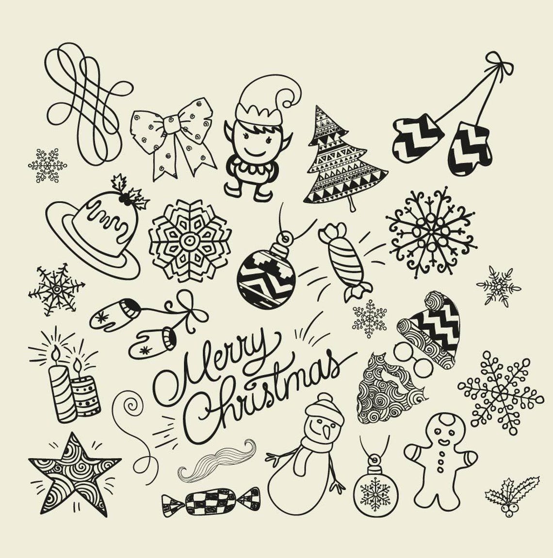 Christmas Svg Bundle Cricut , Christmas Clipart, Christmas Svg Files ...