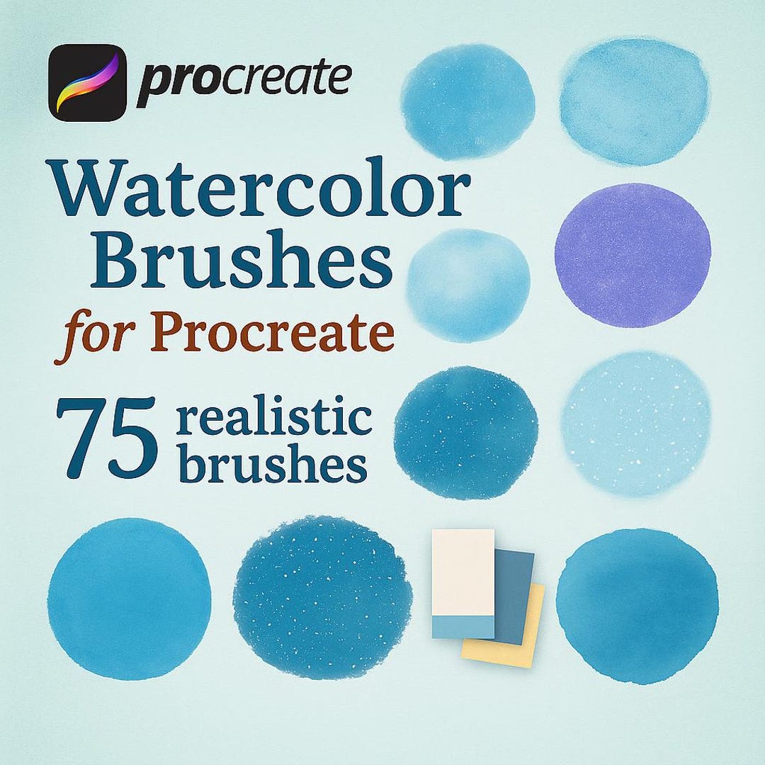 Realistic Wet Alcohol Markers Procreate Brushes. Procreate Painting ...