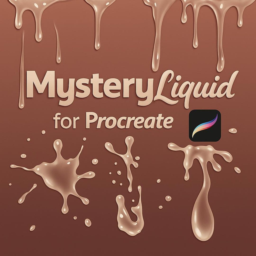 Procreate Milk Liquid Stamps | Manga Procreate Liquid Stamps | Anime ...