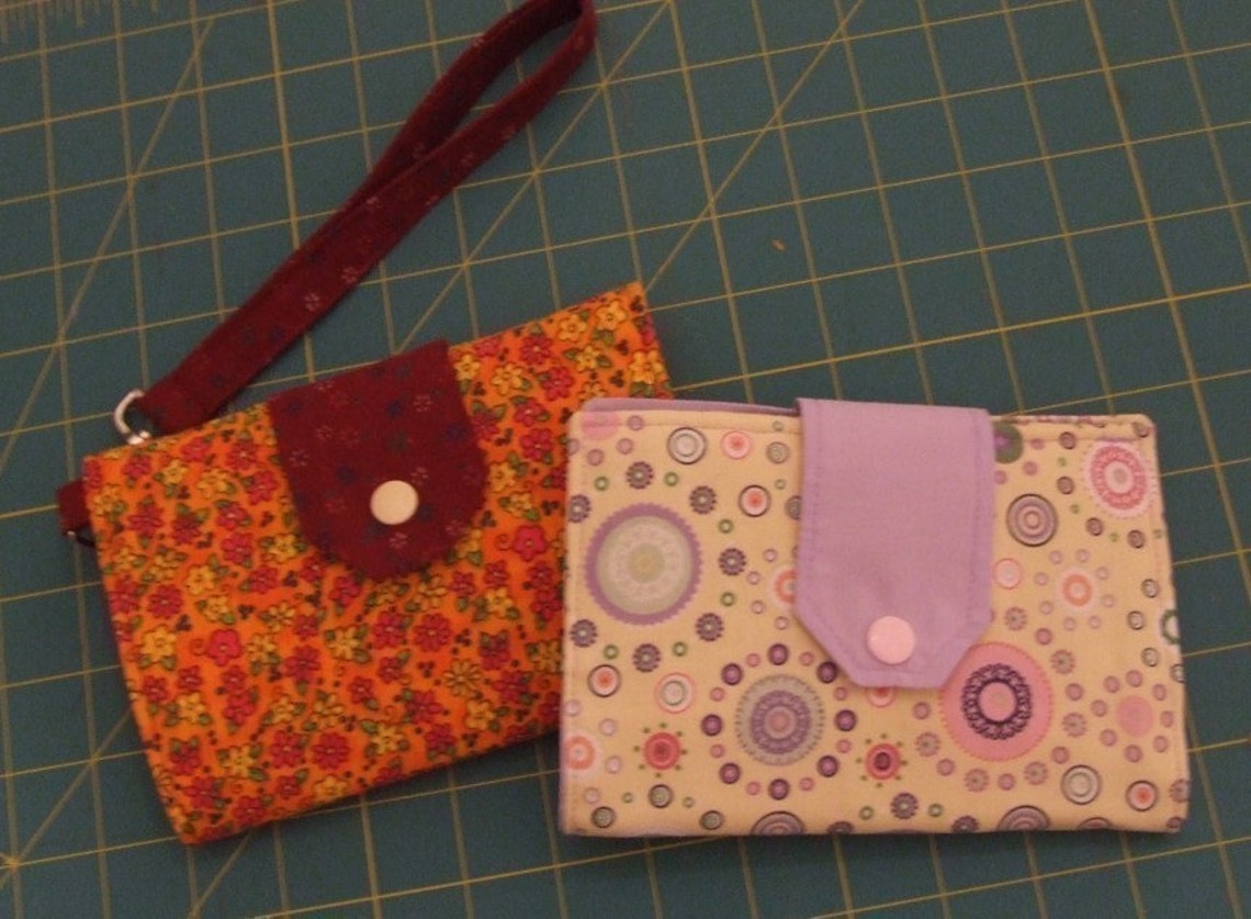 Crayon Wallet PDF Sewing Tutorial - Etsy