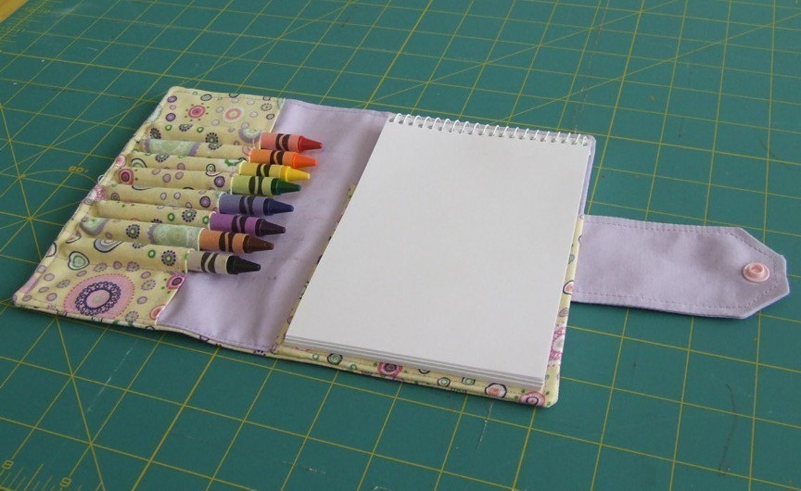Crayon Wallet PDF Sewing Tutorial - Etsy