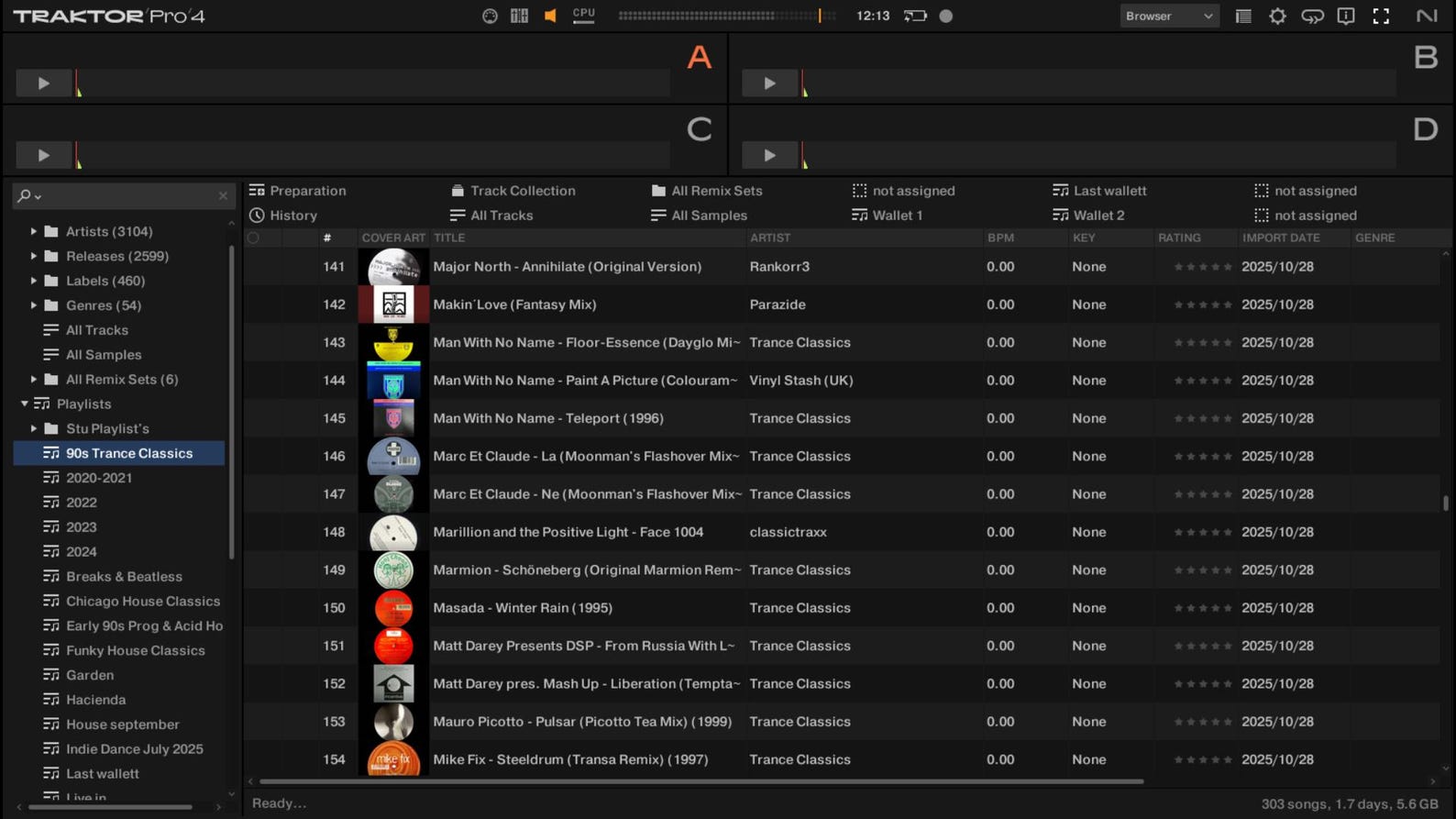 90s Trance Classics (MP3 Format 320kbps) 100 Full Length DJ Friendly ...