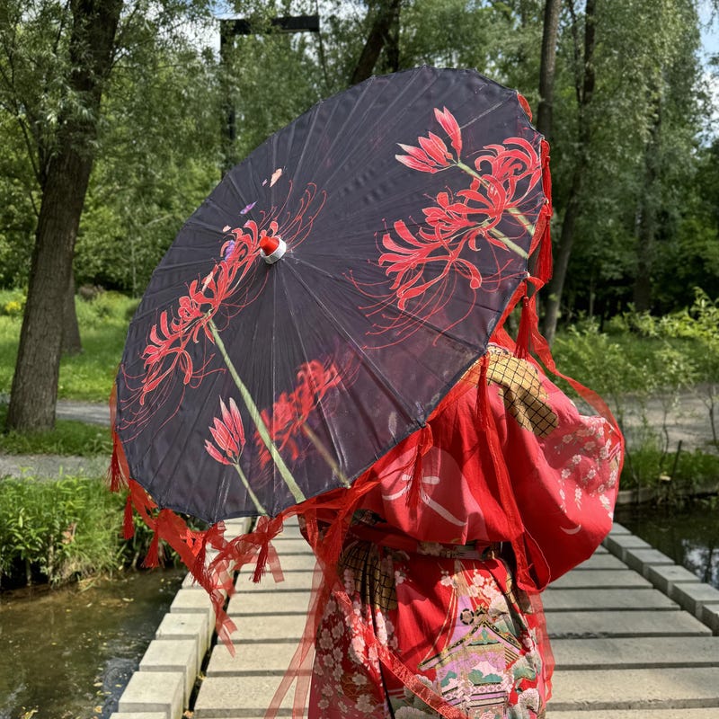 Asian Parasol - Etsy