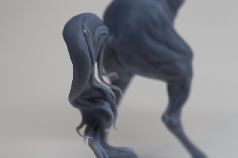 Rearing Arabian Stallion - Unpainted 3D Printed Resin Model Horse ...