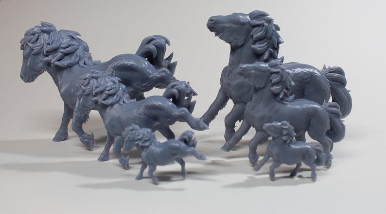 Shetland Gelding 'oziboo' - Unpainted 3D Printed Resin Model Horse ...