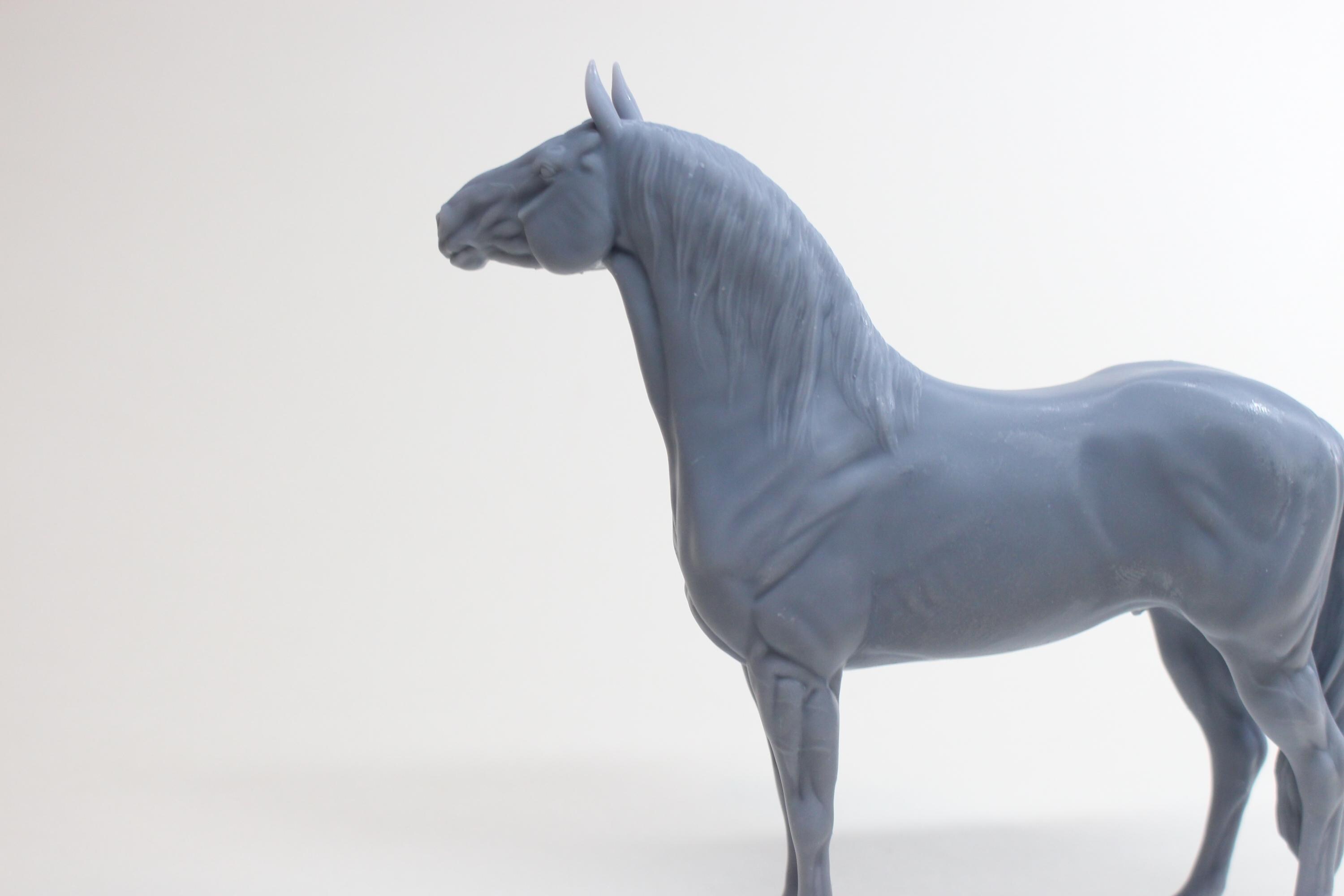 Murgese Stallion (3 Mane Options) - Unpainted 3D Resin Model - Sculpted ...