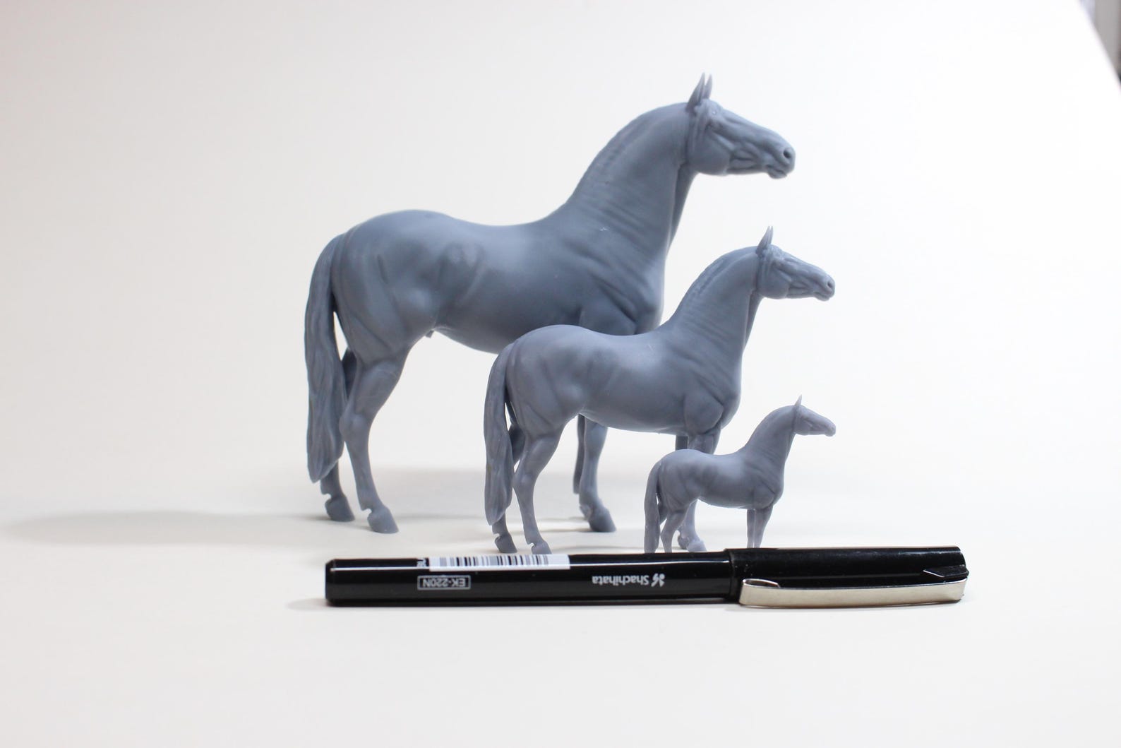 Murgese Stallion (3 Mane Options) - Unpainted 3D Resin Model - Sculpted ...