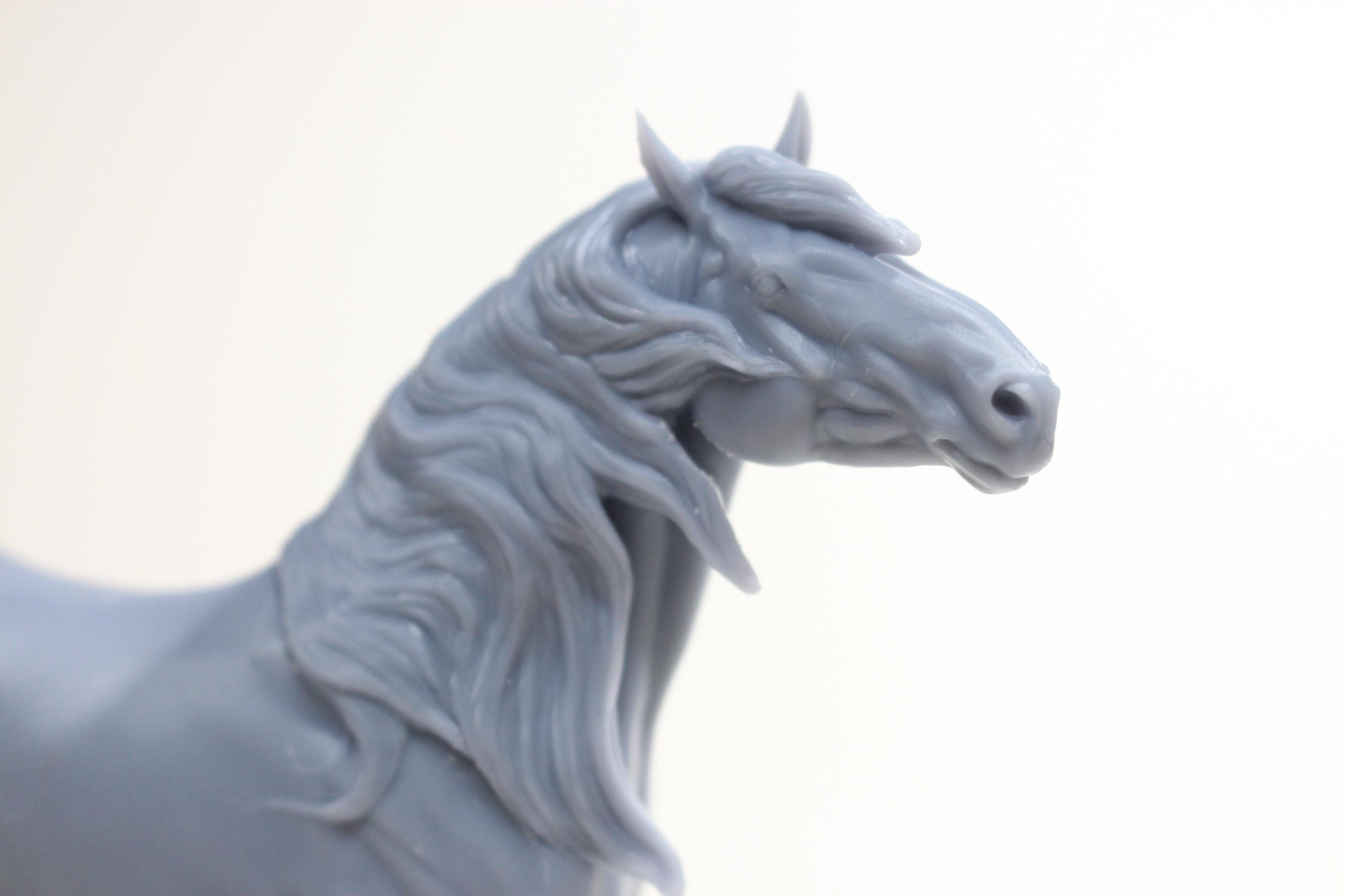 Murgese Stallion (3 Mane Options) - Unpainted 3D Resin Model - Sculpted ...