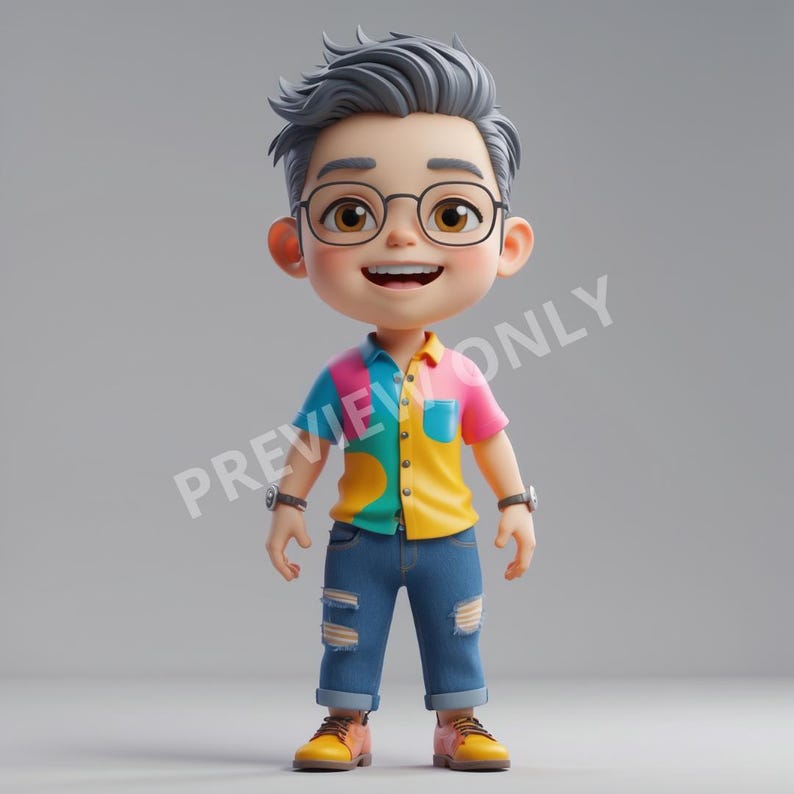 Chibi Avatar | Professional Profile Picture | Linkedin Digital Portrait ...